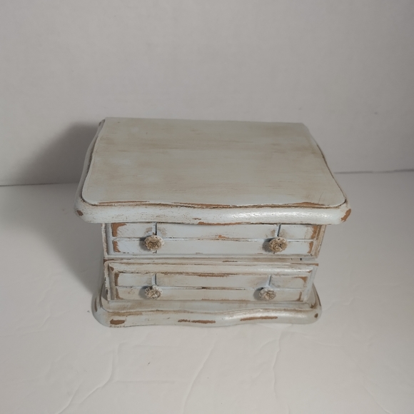 Storage & Organization | Vintage Green Refurbished Distressed Jewelry ...
